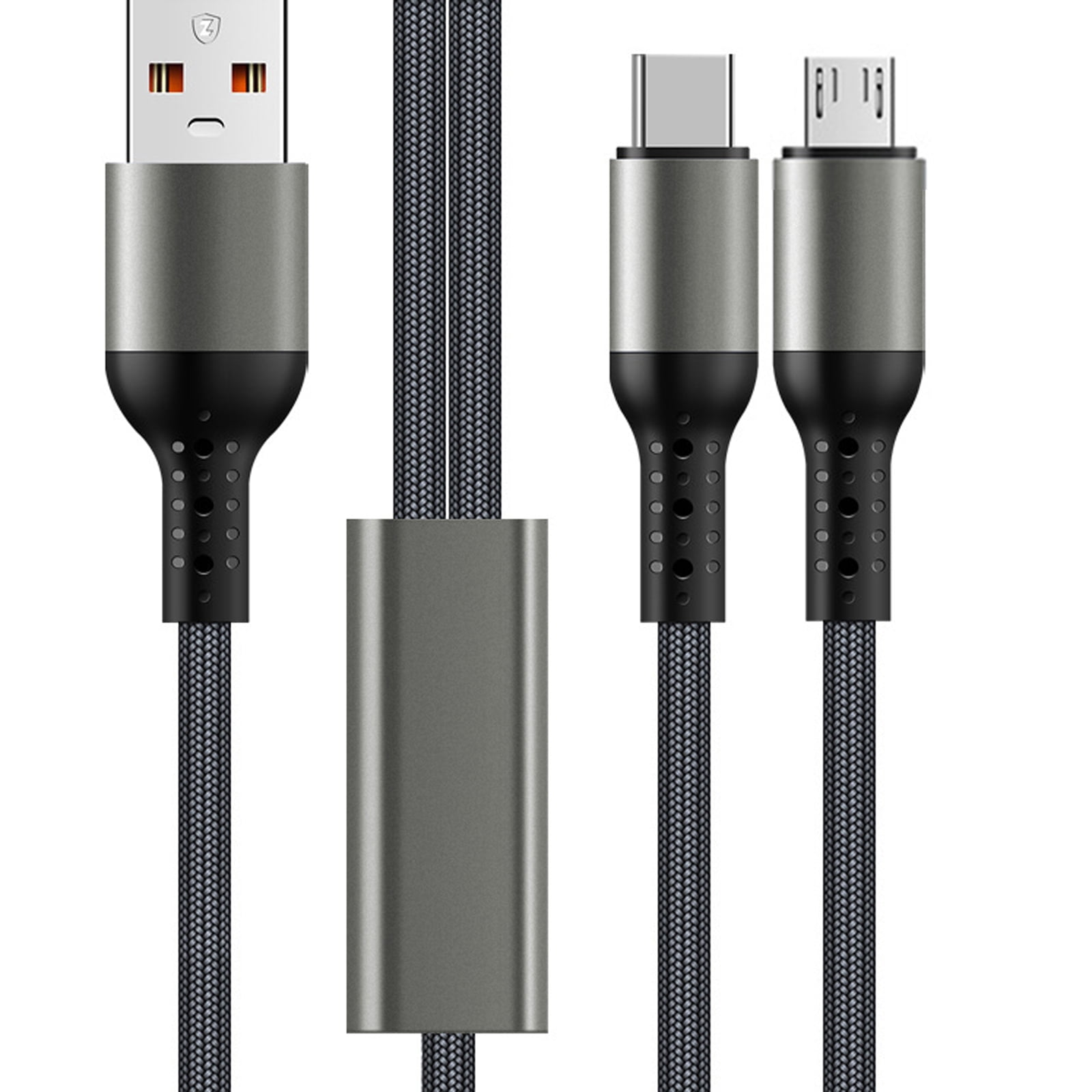 Convenient USB Cord Simultaneous Charging Cable USB Charging Cable 2 in ...