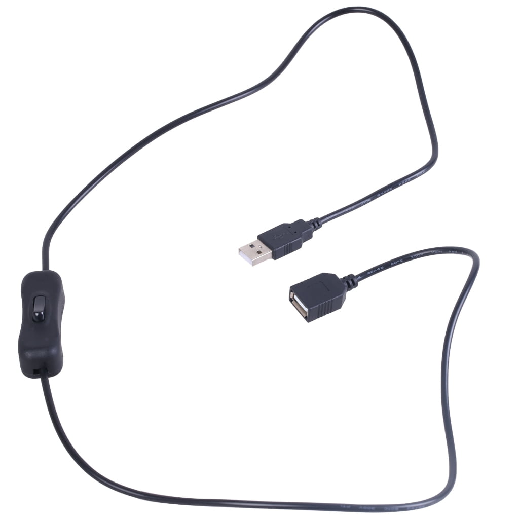 Convenient USB Male to Female Cable with Power Control USB Extension ...