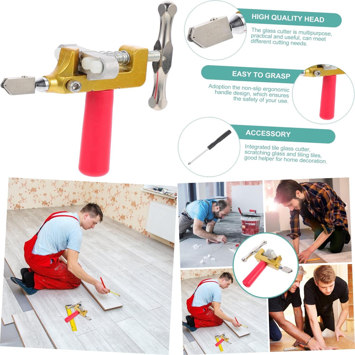 Convenient and Versatile Precision Tile Cutter Set with Roller Type ...