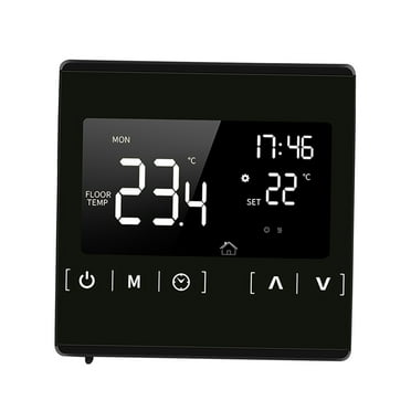 nVent Nuheat Home Thermostat, Dual-Voltage, Programmable, Touchscreen ...