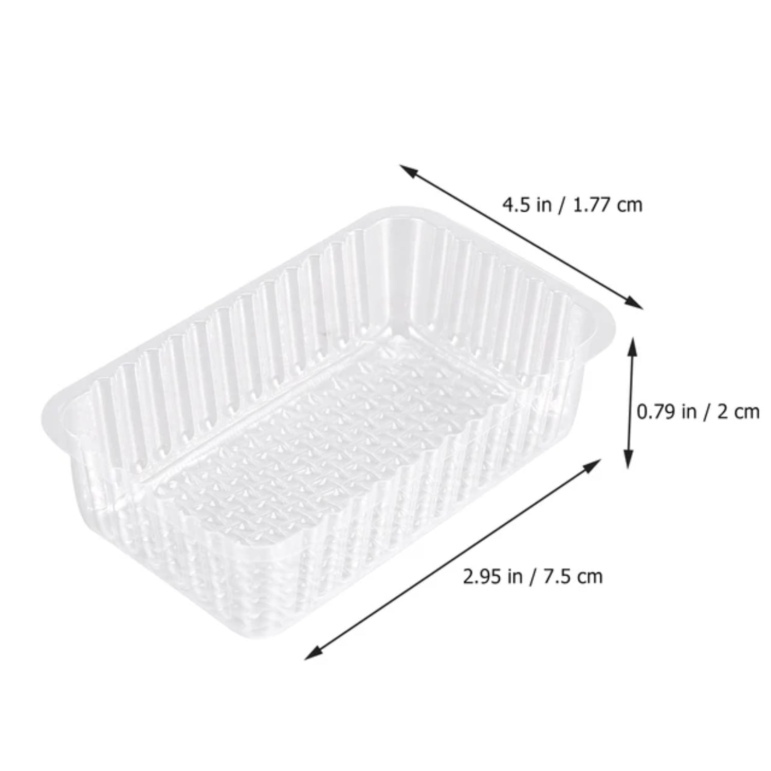 Convenient and durable Transparent Green Bean Cake Inner Tray included ...