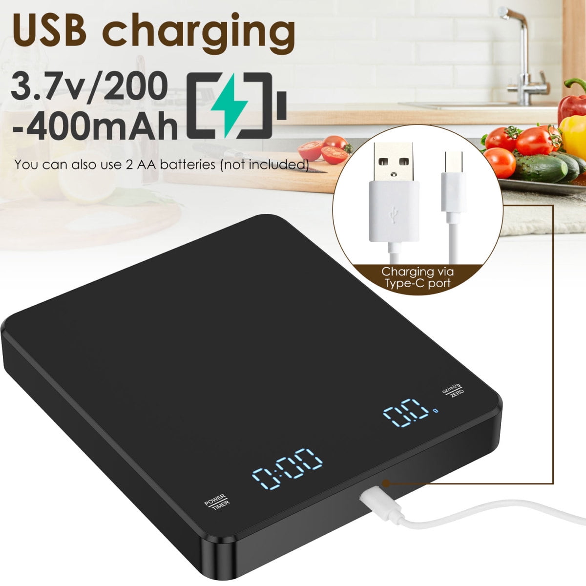 Convenient portable and high-precision rechargeable mini digital ...