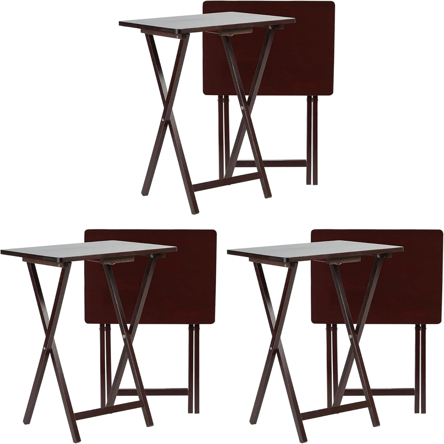 Conventional Solid and Sturdy Wood Construction Portable Folding TV ...