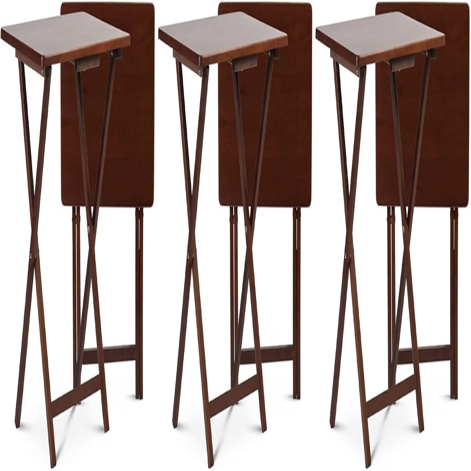 Conventional Solid and Sturdy Wood Construction Portable Folding TV ...