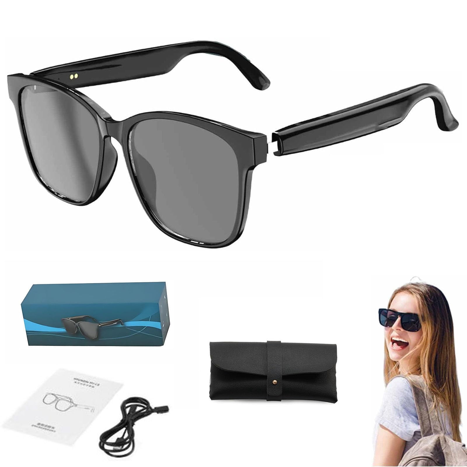 Convergew Glasses, Ai Wireless Bluetooth Translation Glasses ...