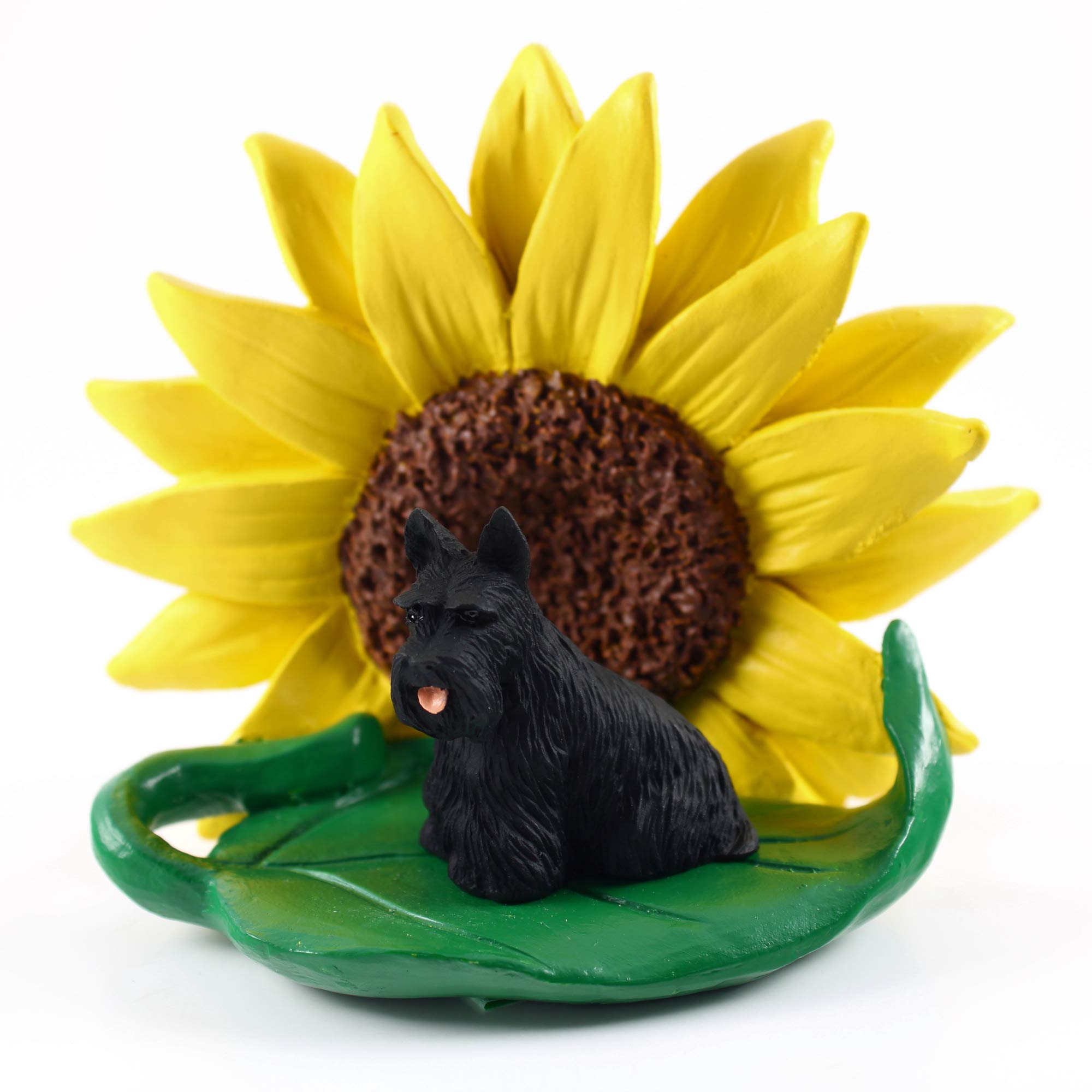 Conversation Concepts Scottish Terrier Figurine Sunflower Statue Gift ...