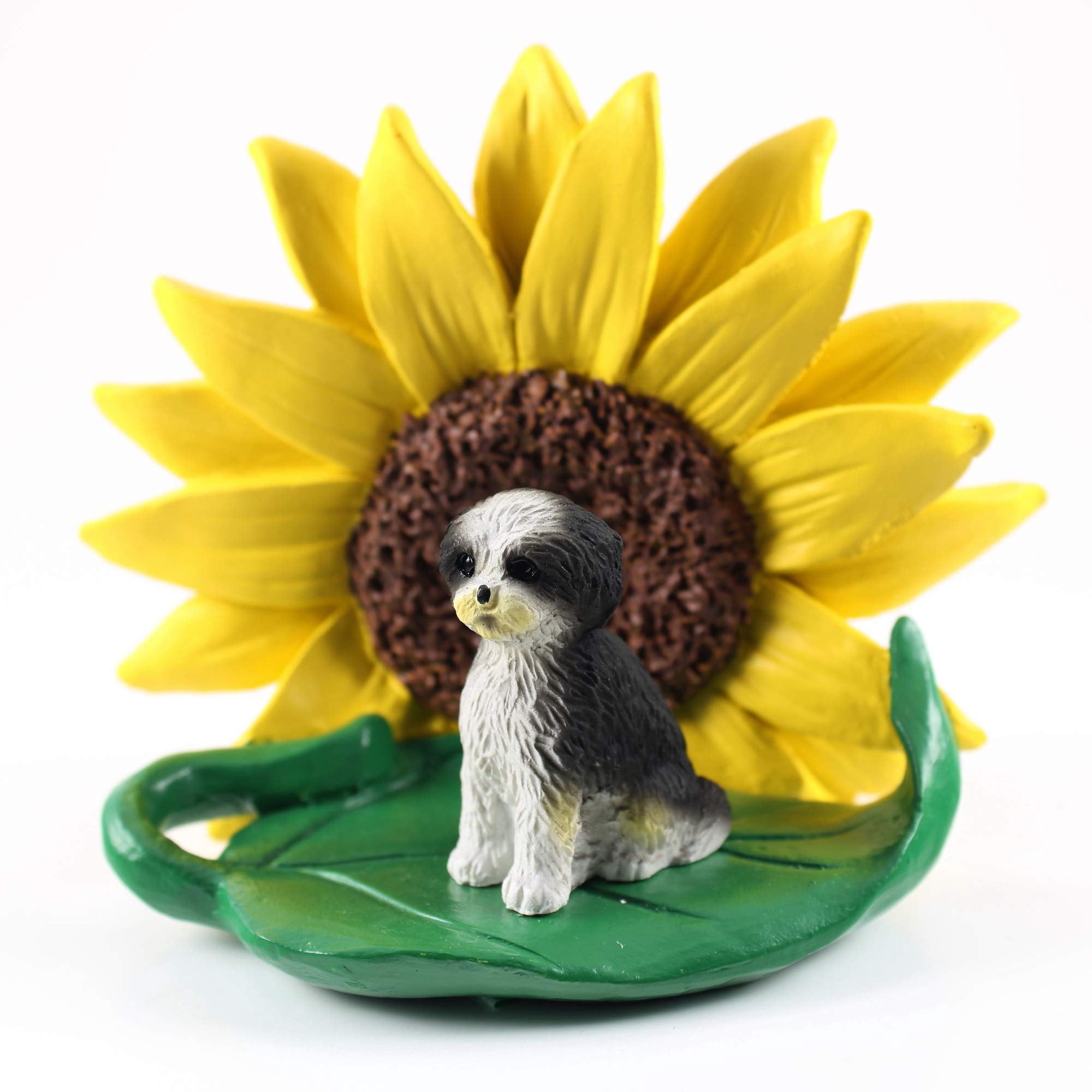 Conversation Concepts Shih Tzu Black and White Puppy Cut Figurine ...