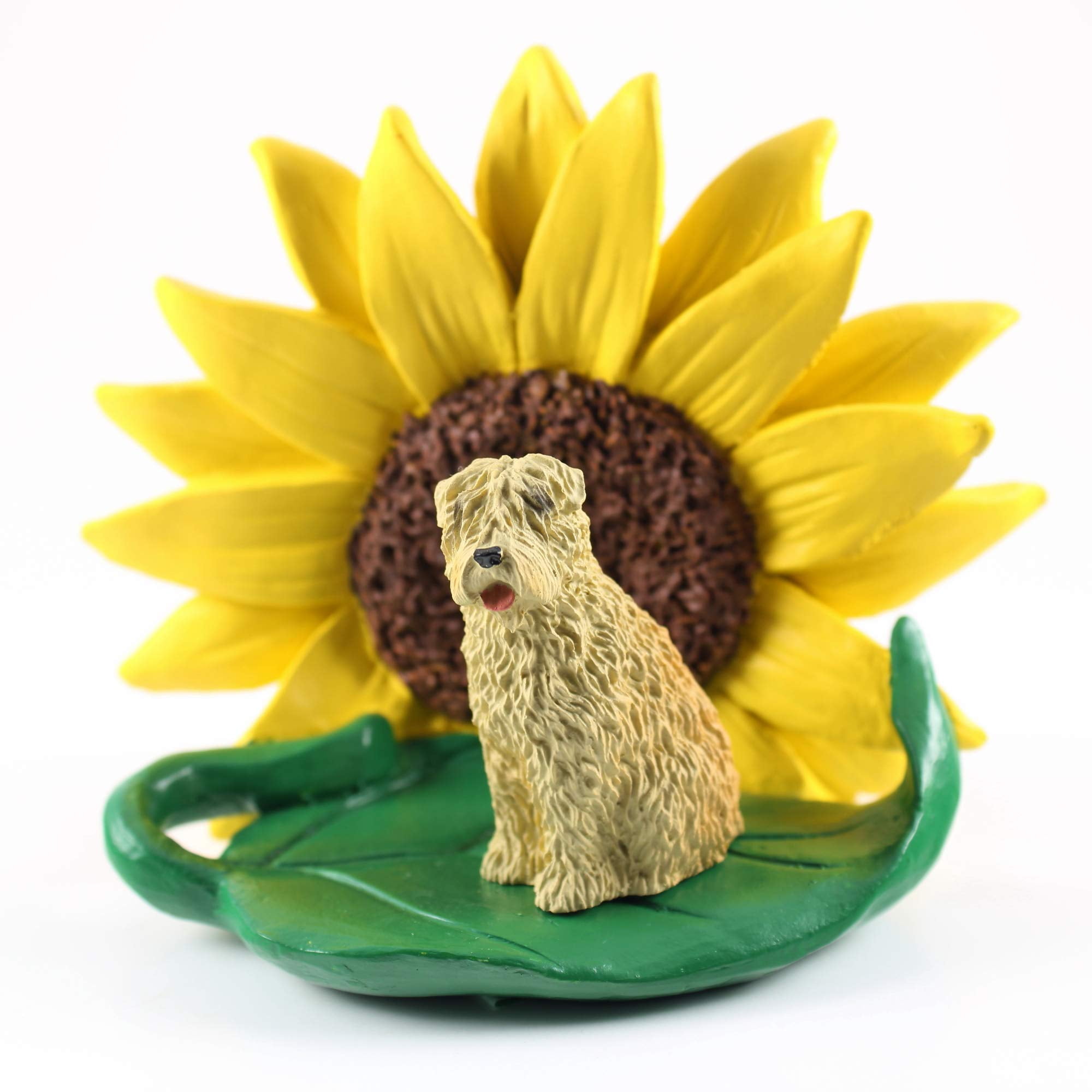 Conversation Concepts Soft Coated Wheaten Terrier Figurine Sunflower ...