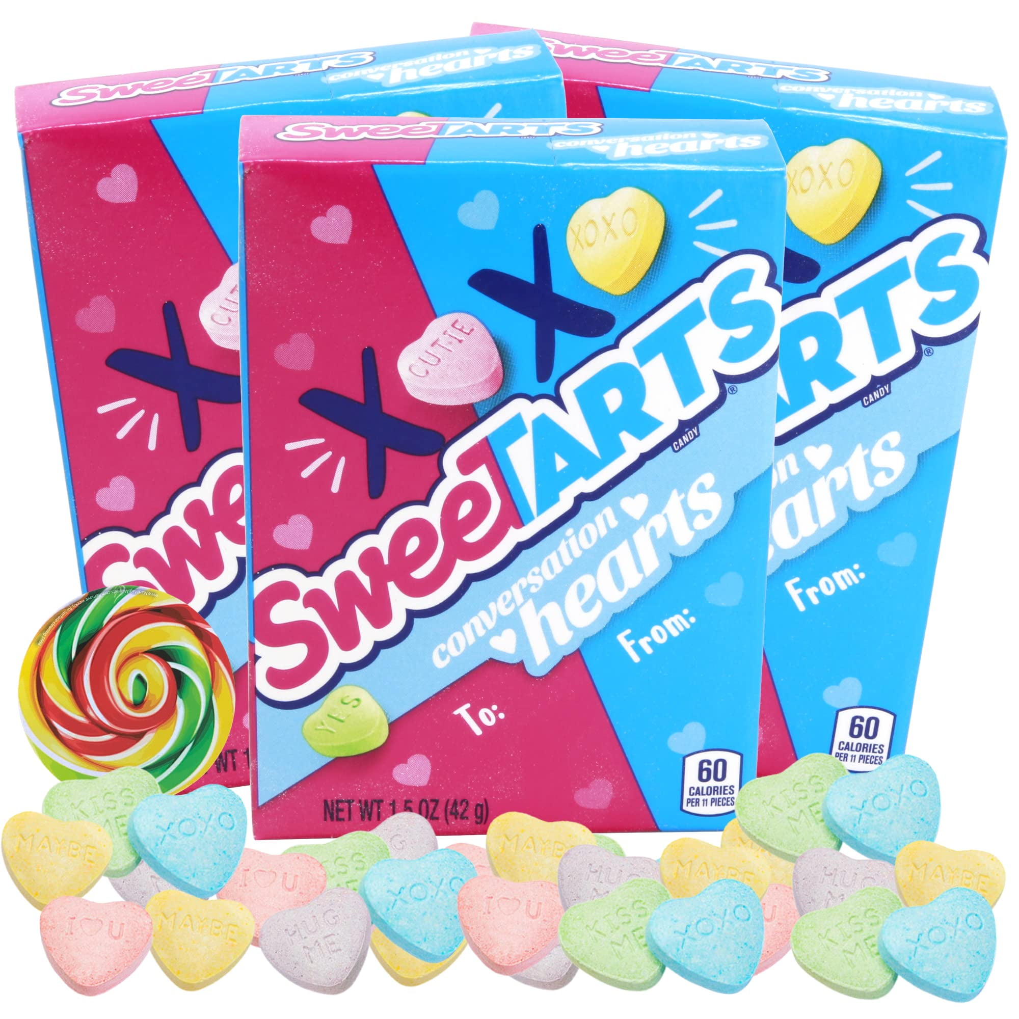 Conversation Hearts Individual Box CM31 Set with To/From, Valentine’s ...