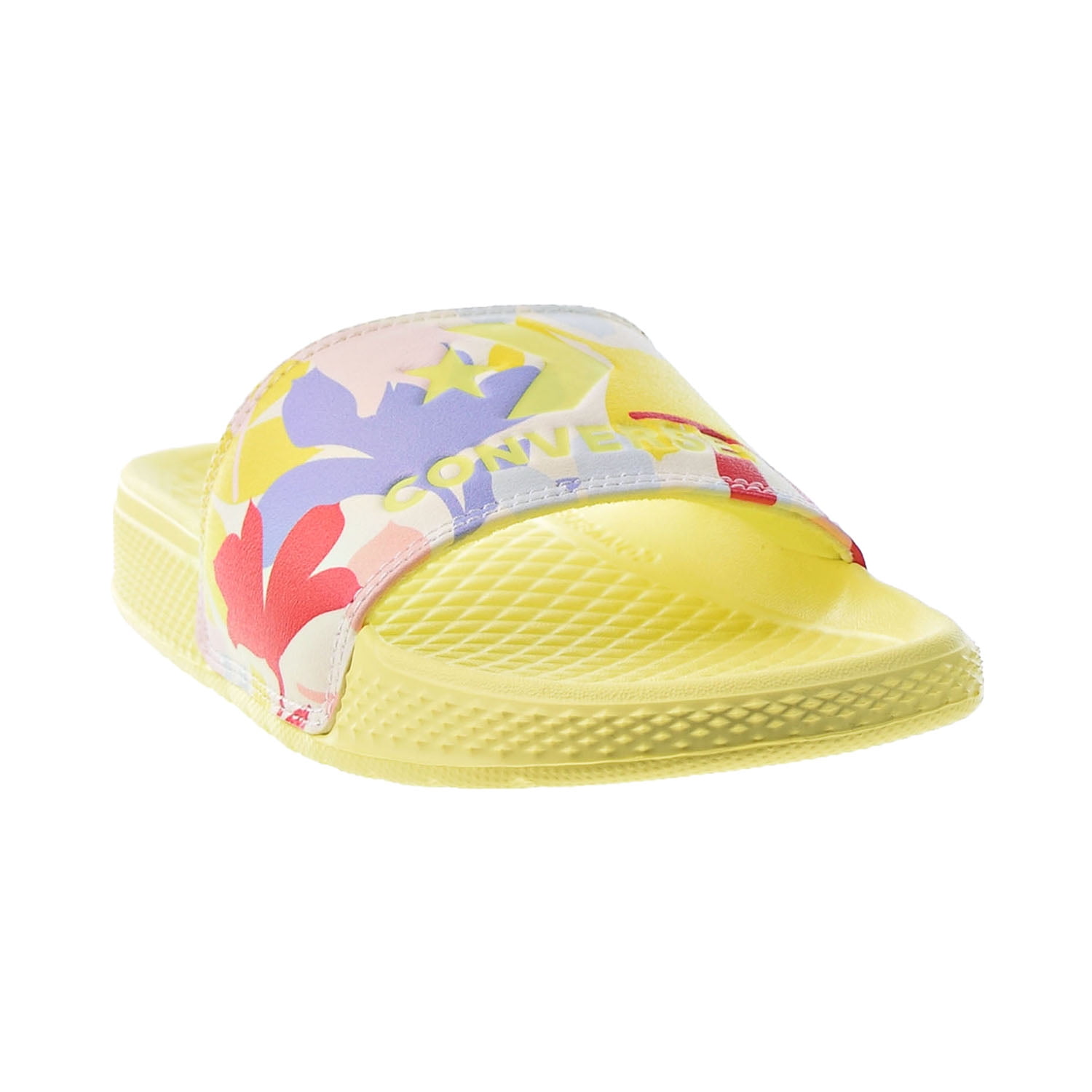 Converse All Star Slide Slip Women's Slides Floral LT Zitron-Egret-Pink ...
