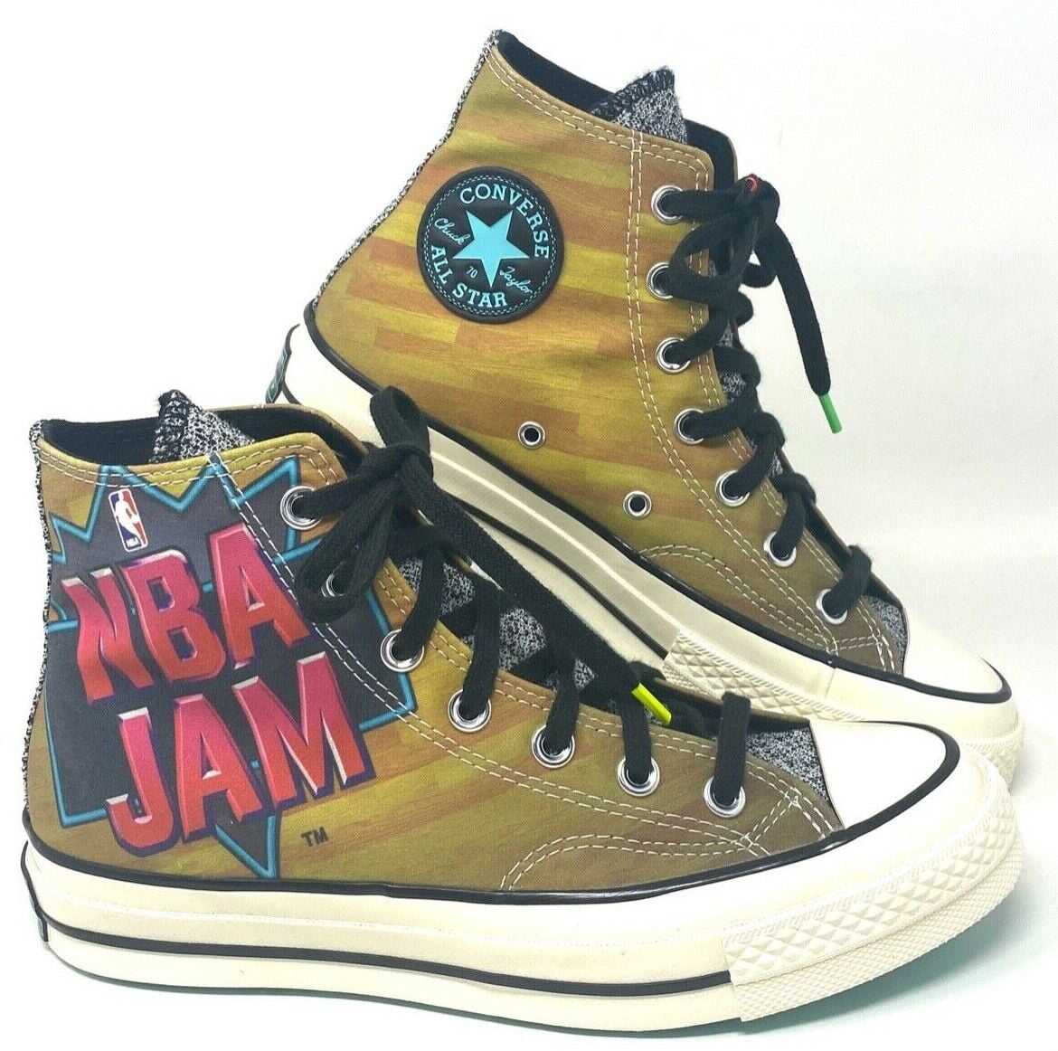 Converse CHUCK 70 HI Brown Solar Red Electric Aqua Sneakers 171692C ...