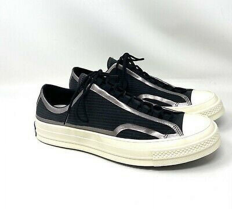 Converse CHUCK 70 TAPE SEAM OX Black White Canvas Low Sneaker Women ...