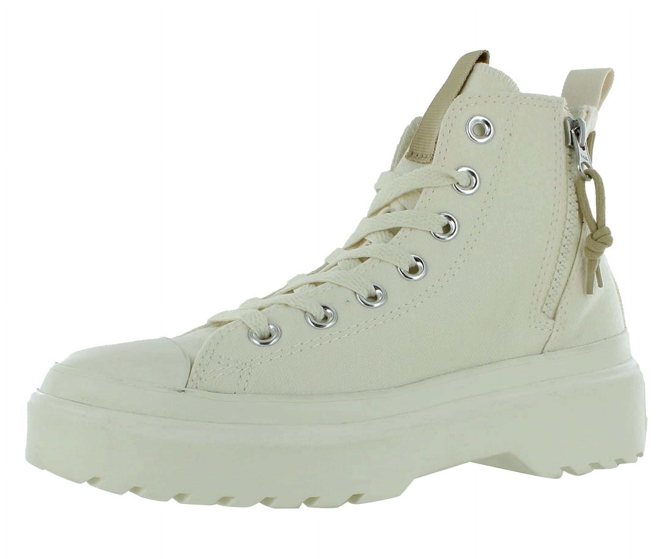 Converse CTAS Lugged Lift High PS Girls Shoes Size 5, Color: Egret ...