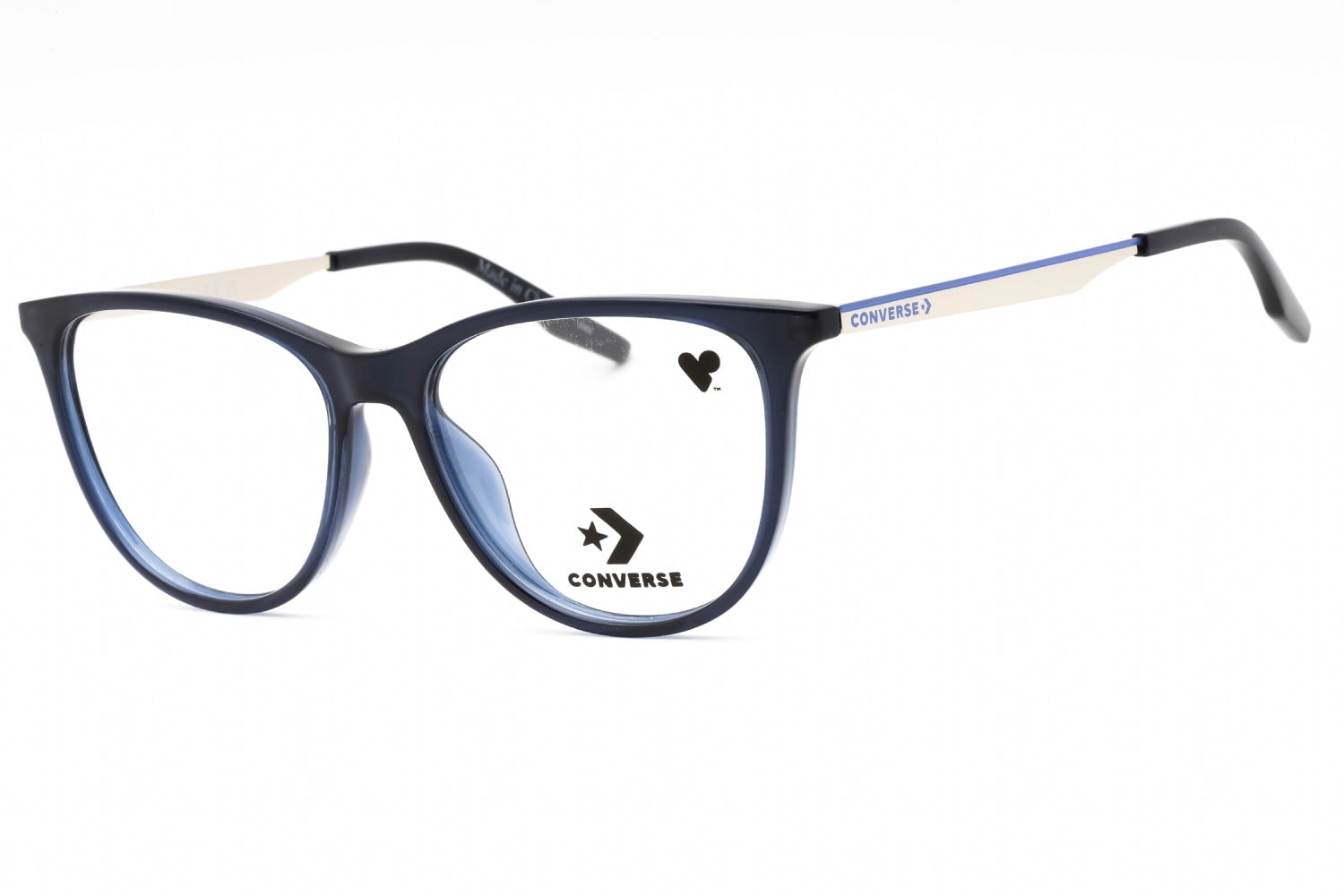 Converse CV8007 411 Women's Crystal Obsidian Cat Eye Eyeglasses ...