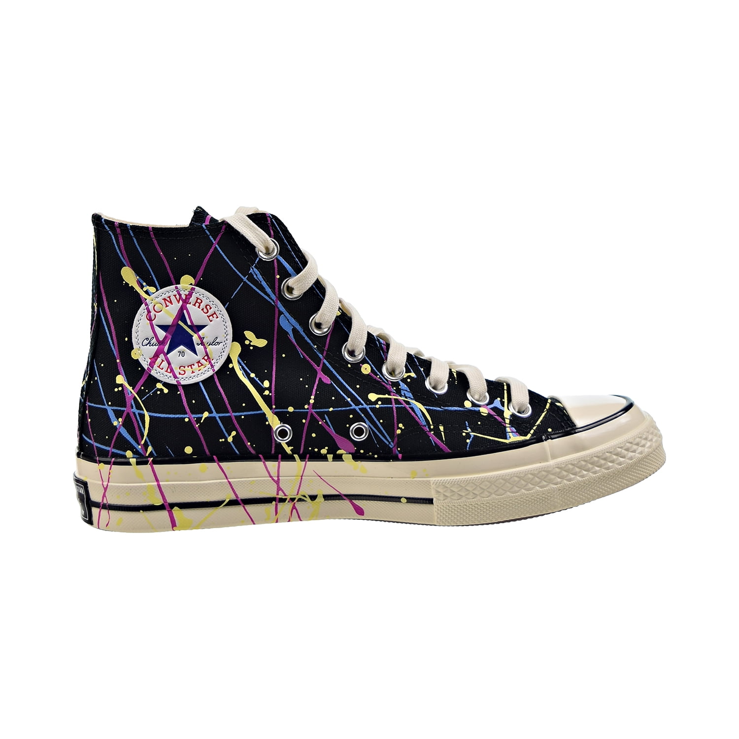 Converse Chuck 70 Hi Paint Splatter Men's Shoes Black-Hyper Magenta ...