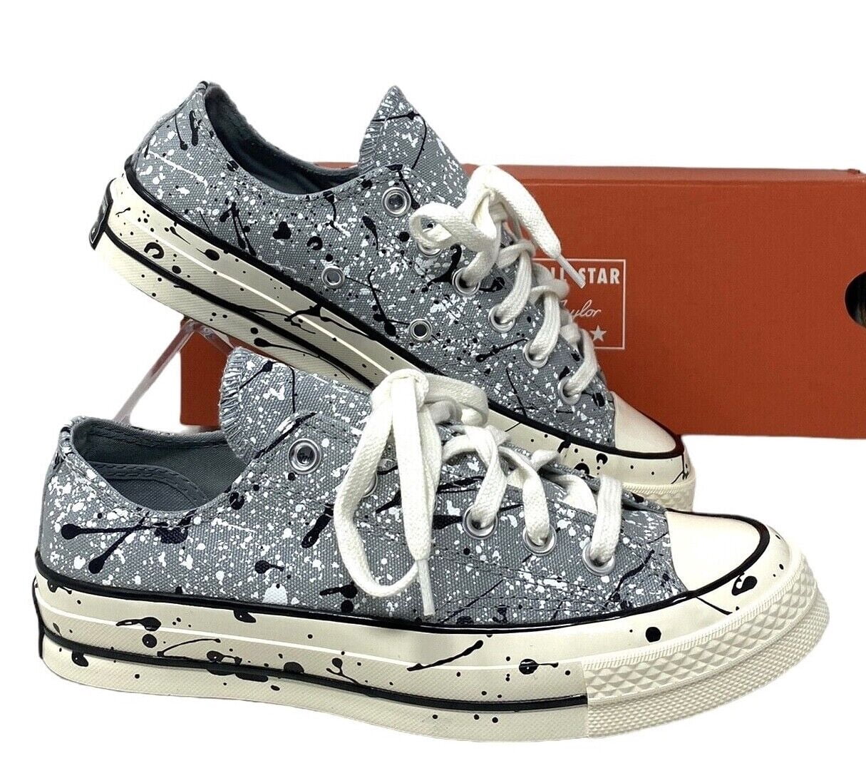 Converse Chuck 70 Sneakers Low Top Ash Stone Black Shoes Canvas A01172C ...