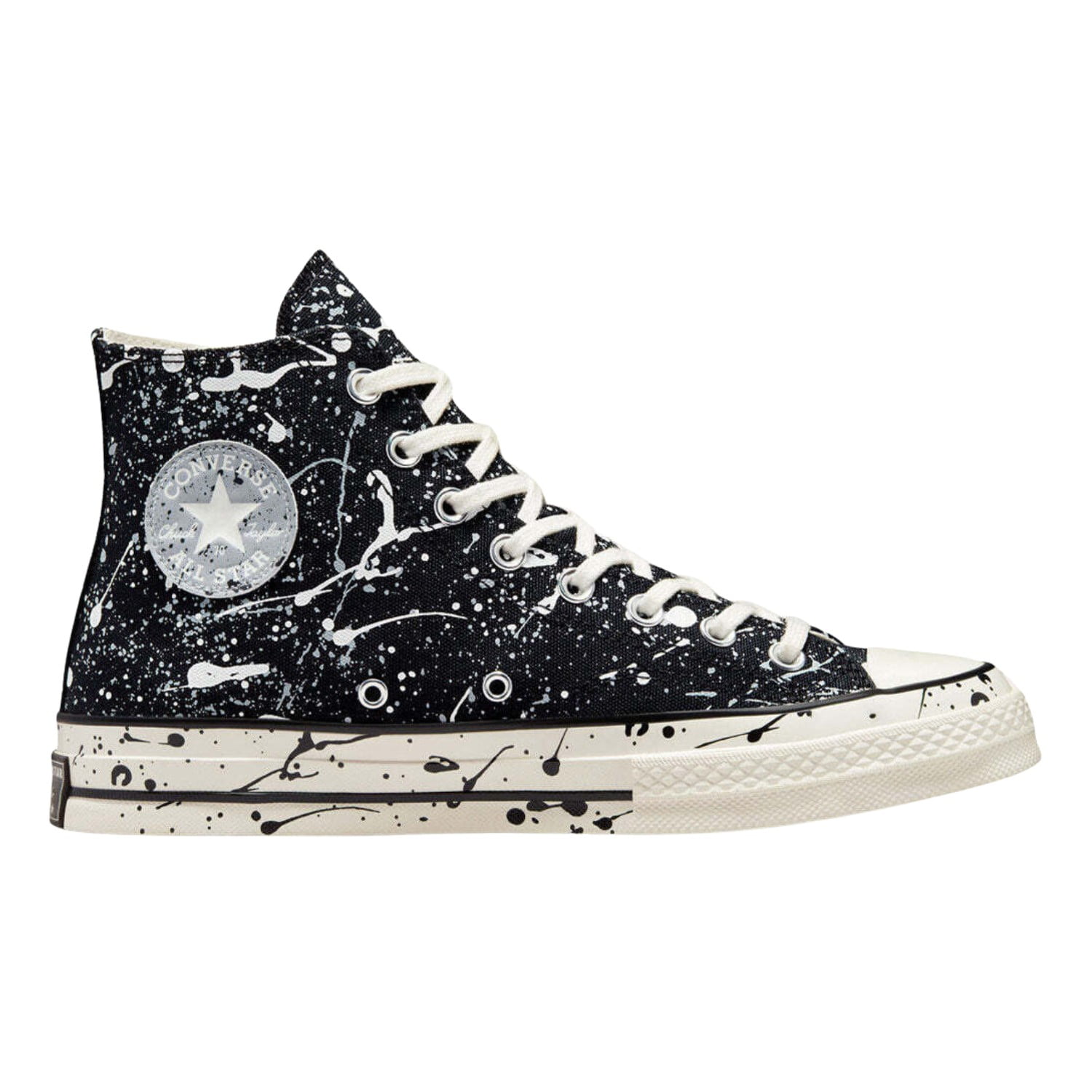 Converse Chuck Taylor All Star 70 Hi Archive Paint Splatter Black White ...