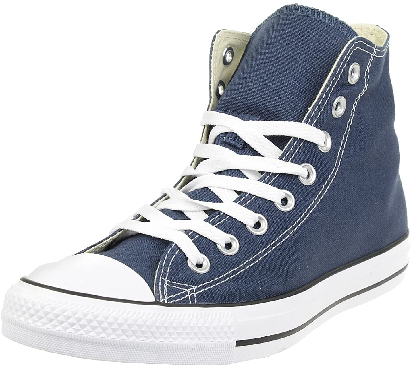 Converse Chuck Taylor All Star Canvas Hi Top Unisex Sneakers - Navy - 9 ...