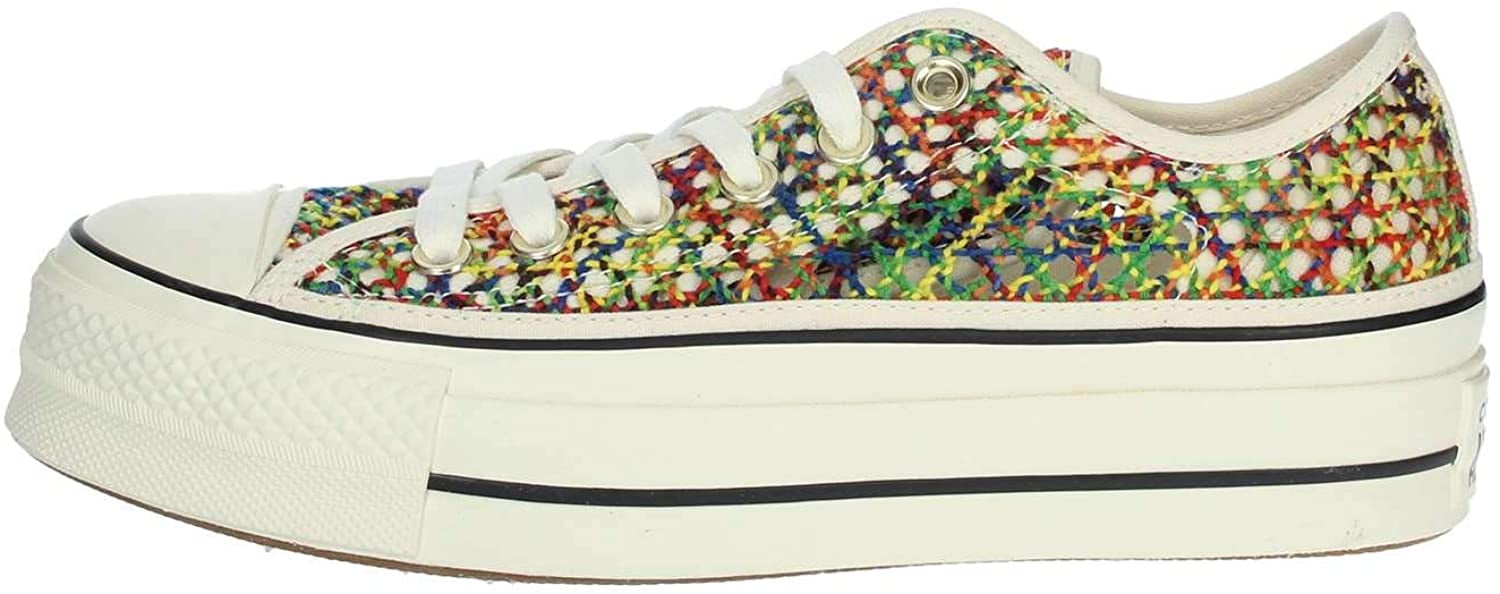 Converse Chuck Taylor All Star Ladies Multicolor Platform Sneakers 7 ...