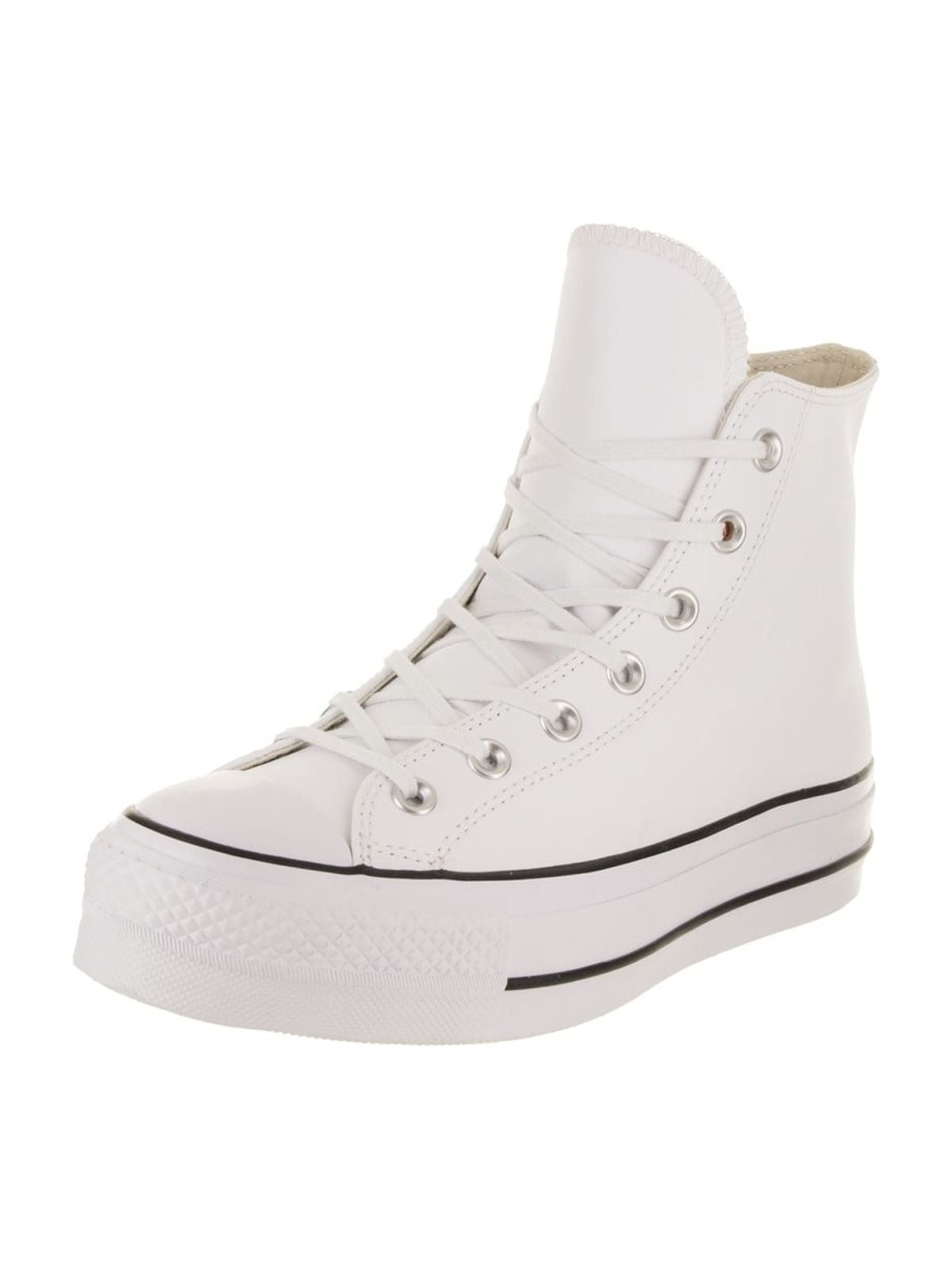 Converse Chuck Taylor All Star Lift Clean Hi Women's Shoes White-Black ...