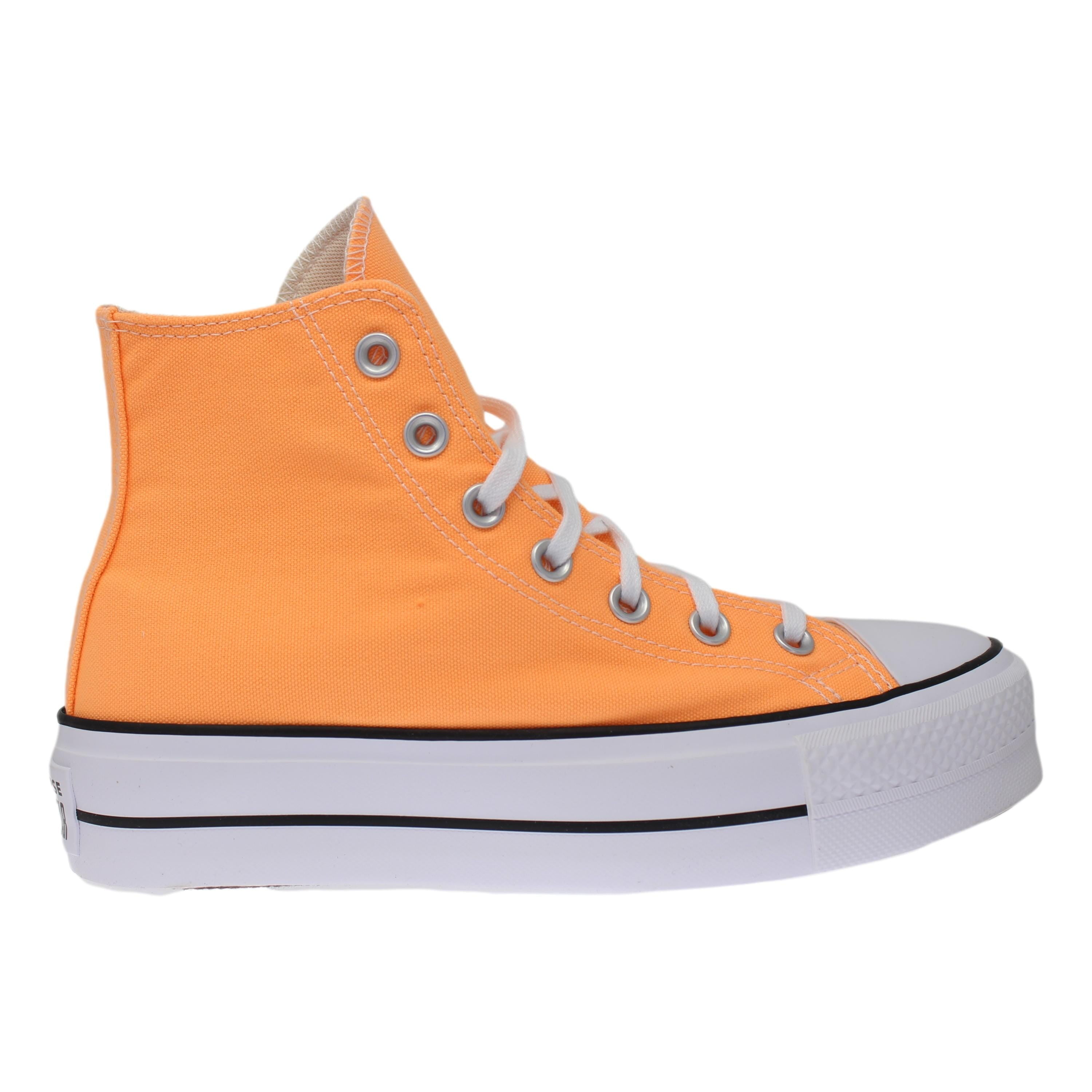 Converse Ctas Lift Platform For Orange Sneakers Canvas High Top SB ...