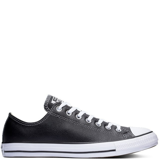 Converse Men's Chuck Taylor All Star Low Leather Sneaker Shoes, Black ...
