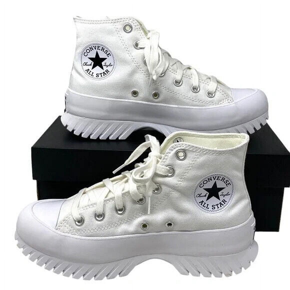 Converse Chuck Taylor All Star Lugged Platform High White Canvas ...