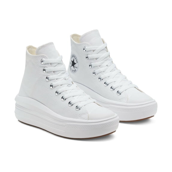 Converse Brand Chuck Taylor All Star Move Hi Women's White Sneaker ...