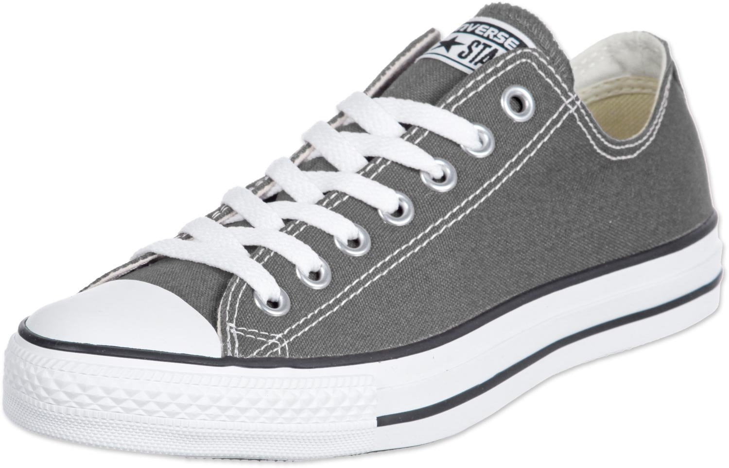 Converse Chuck Taylor All Star Canvas Low Top Sneaker, Charcoal ,12 ...