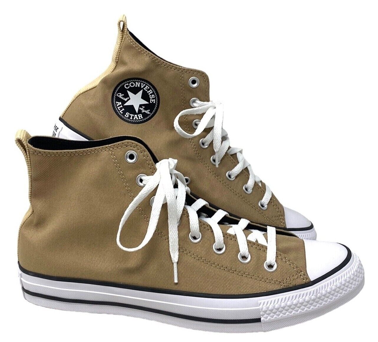 Converse Chuck Taylor High Top Shoes For Nomad Khaki Canvas Sneakers ...