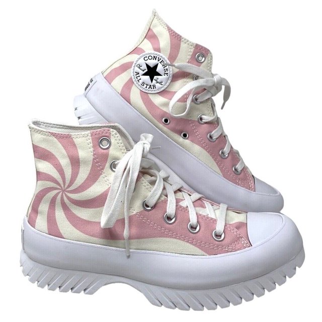 Converse Chuck Taylor Lugged 2.0 Shoes High Top Pink Candy Canvas ...