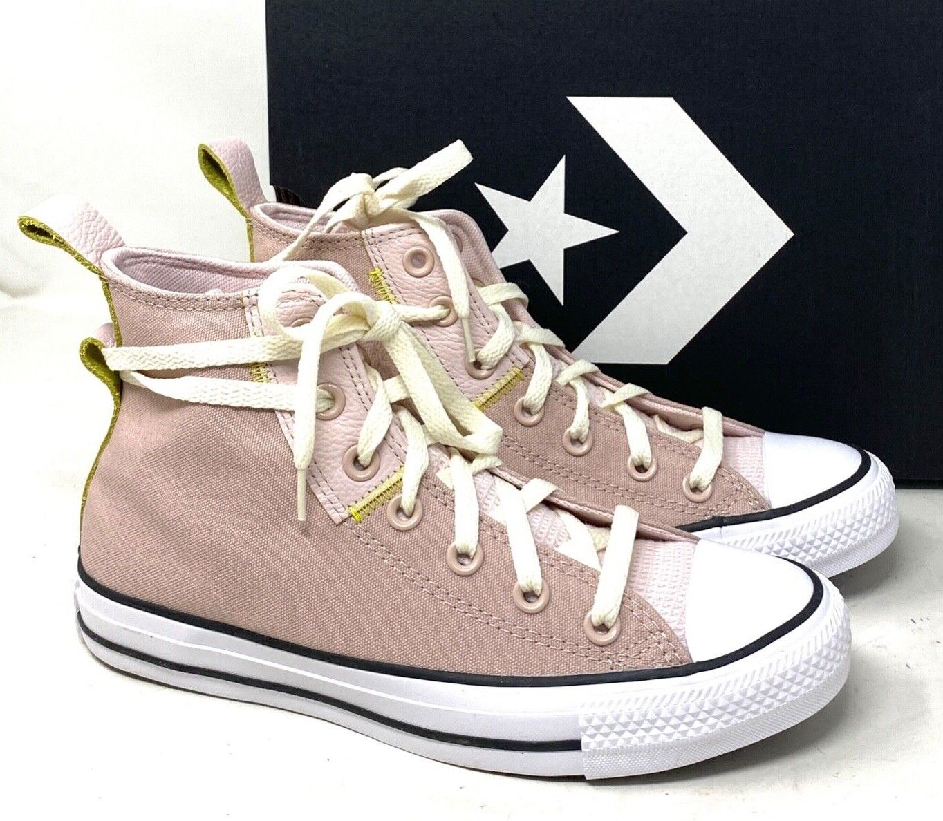 Converse Ctas High Top Casual Sneakers Stone Mauve Canvas Skate A05064F ...