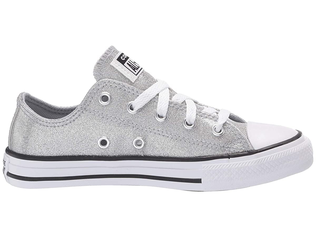 Converse Glitter CTAS Ox Wolf Grey/Black/White 666896C - Walmart.com