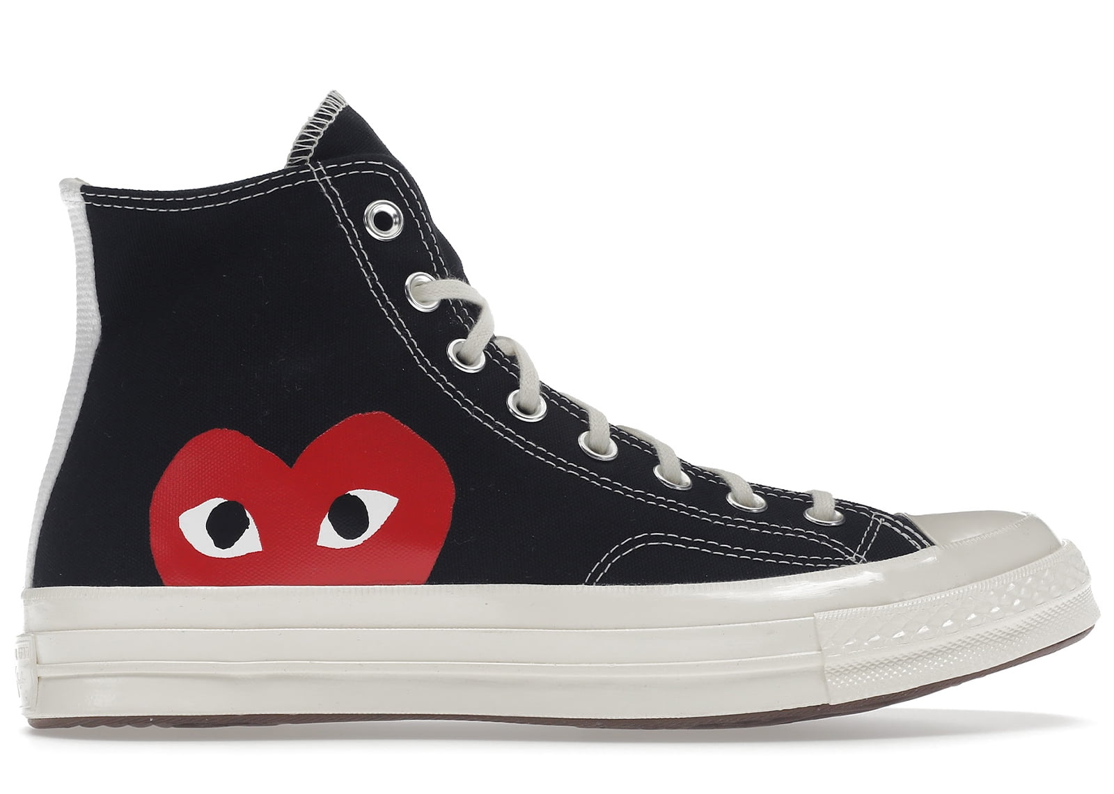 Converse Men's Chuck Taylor All Star 70 Hi Comme des Garcons PLAY Black ...