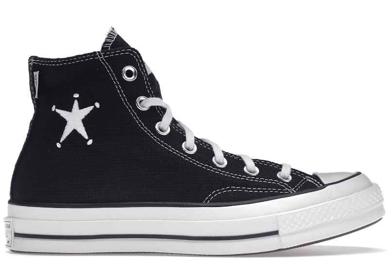 Converse Men's Chuck Taylor All Star 70 Hi Stussy Black, from StockX ...