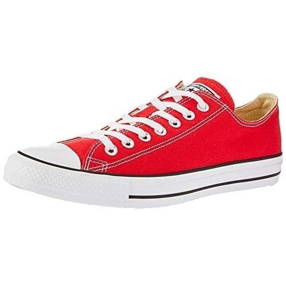Converse Men's Chuck Taylor All Star Low Sneakers, Closed Toe Red, Size ...