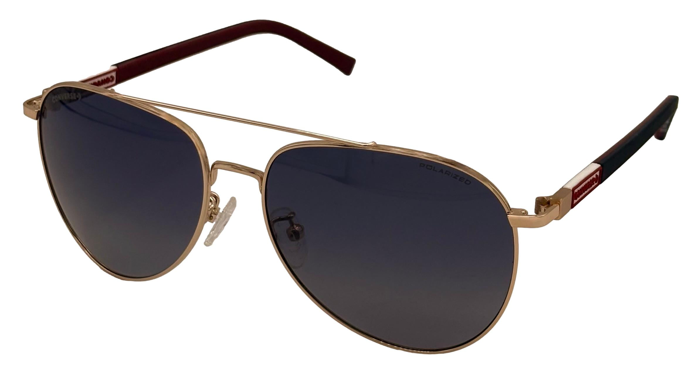 Converse Mens Gold Blue Metal Aviator Sunglass Blue Polarized Lens SCO ...