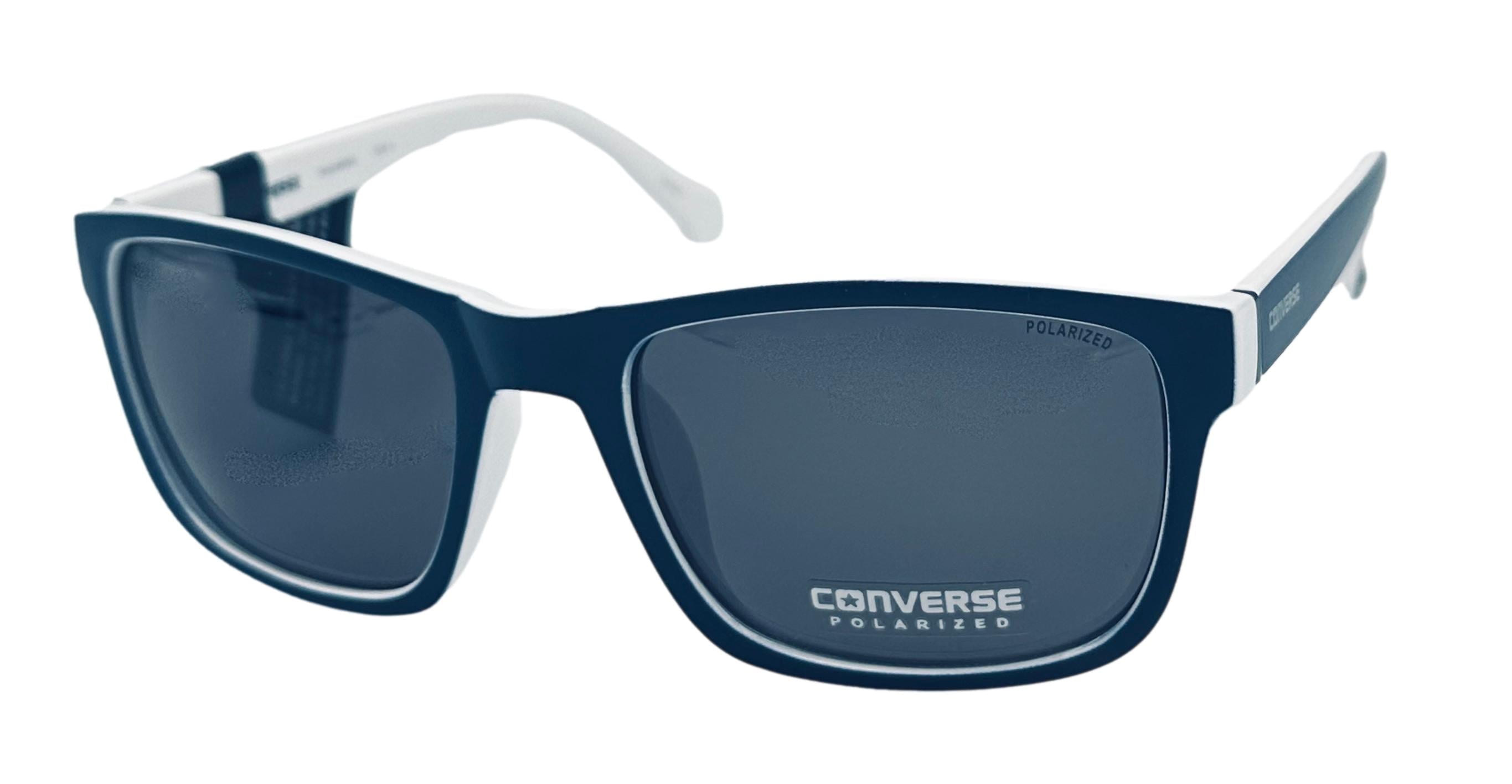 Converse Mtt Blue White Mens Sunglass Rectangle Plastic Polarized Lens ...