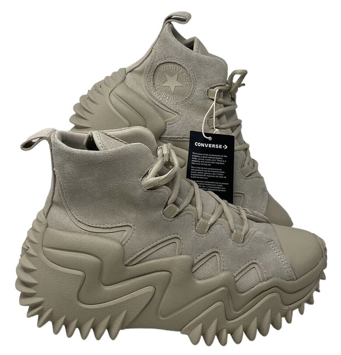 Converse Run Star Motion CX Hi Sneaker Suede Beach Stone For Shoes ...