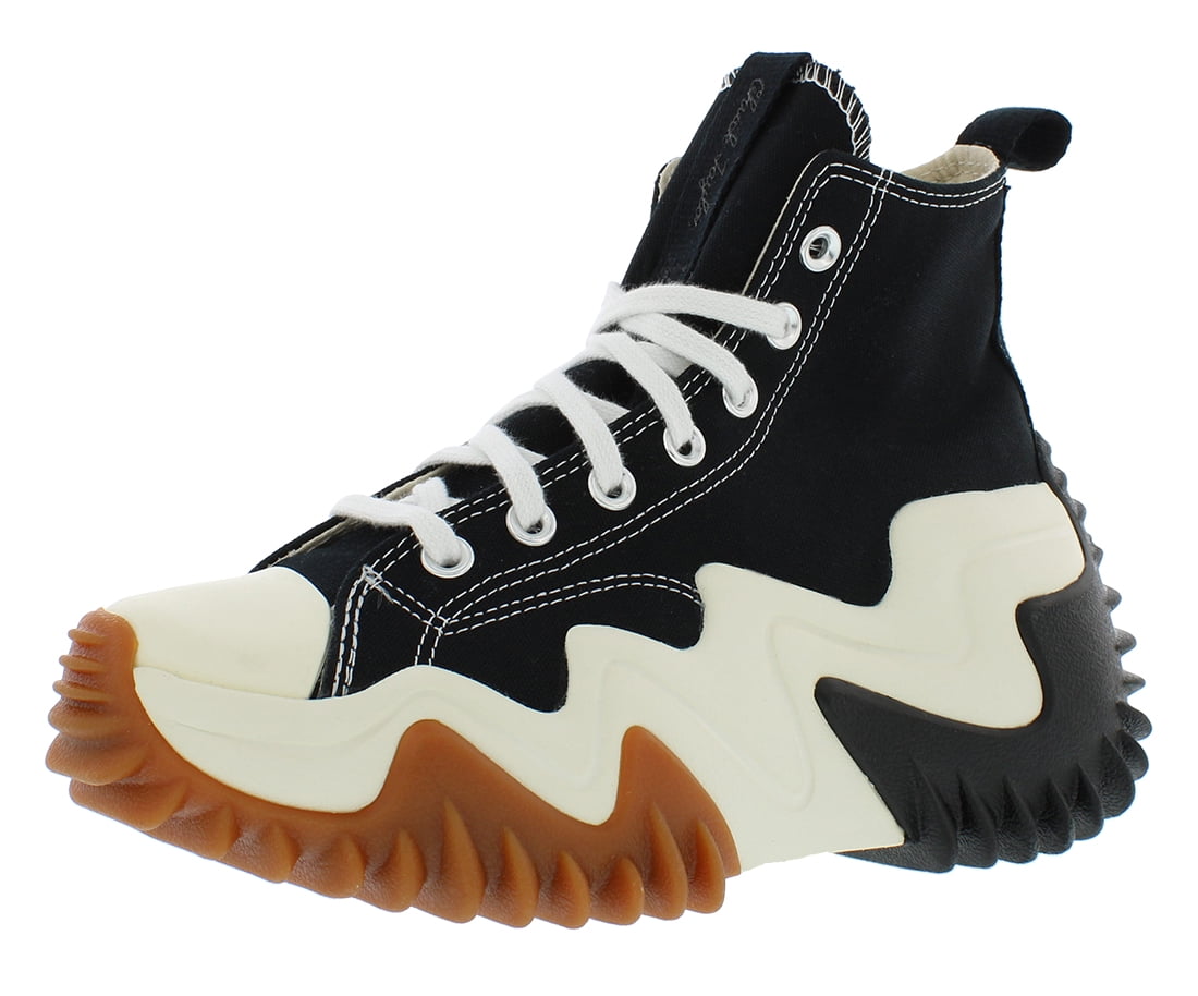 Converse Run Star Motion Hi Unisex Shoes Size 4, Color: Black/White/Gum ...
