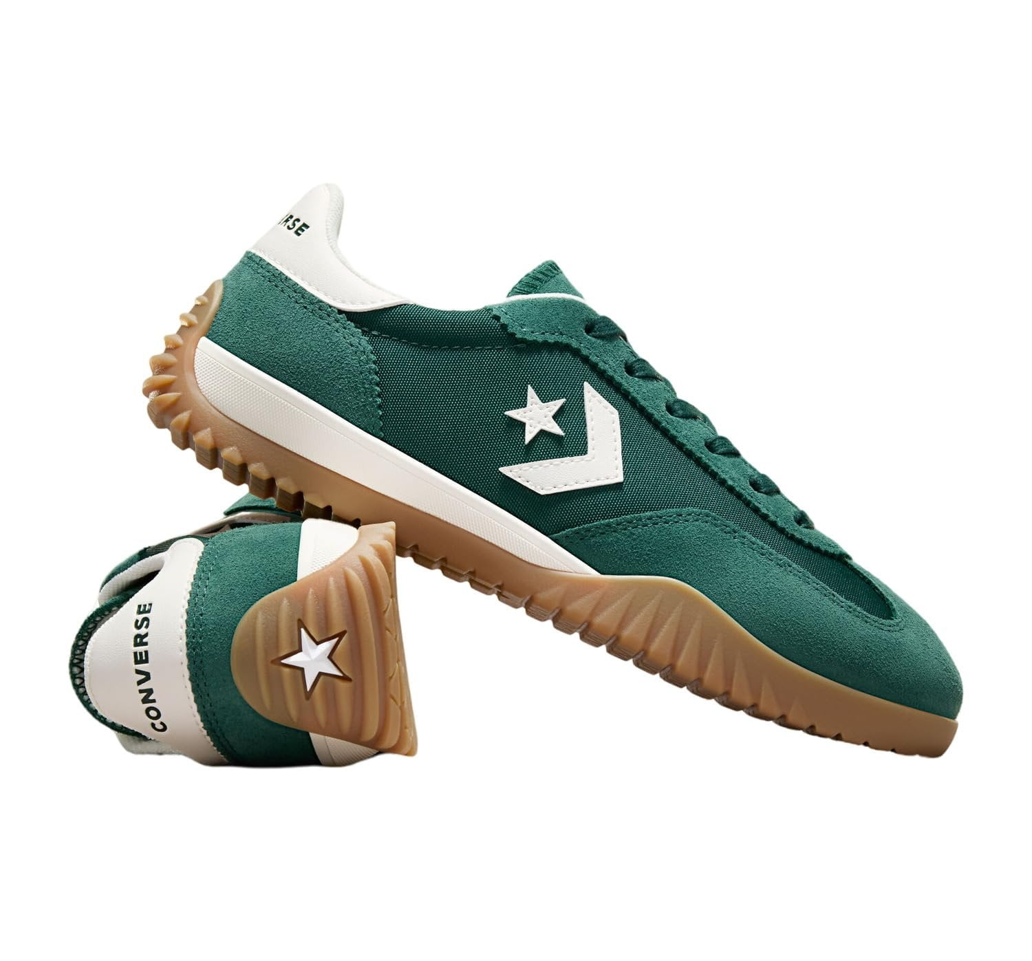 Converse Run Star Trainer Womens Low Top Sneaker Green Envy/Egret/White ...