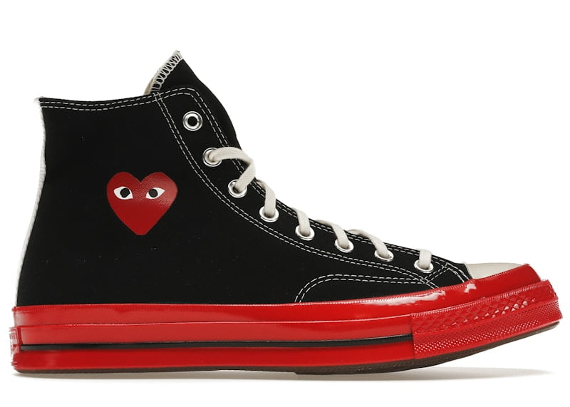 Converse Unisex Chuck Taylor All Star 70 Hi Comme des Garcons PLAY ...