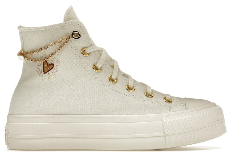 Converse Women's Chuck Taylor All Star Platform Gold Chain Thriftshop ...