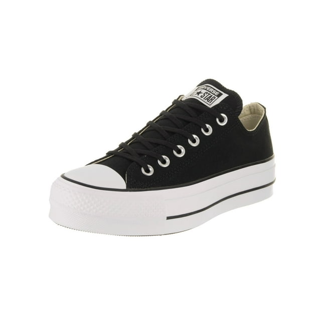 Converse Women's Chuck Taylor All Star Platform Low Top Black/White ...