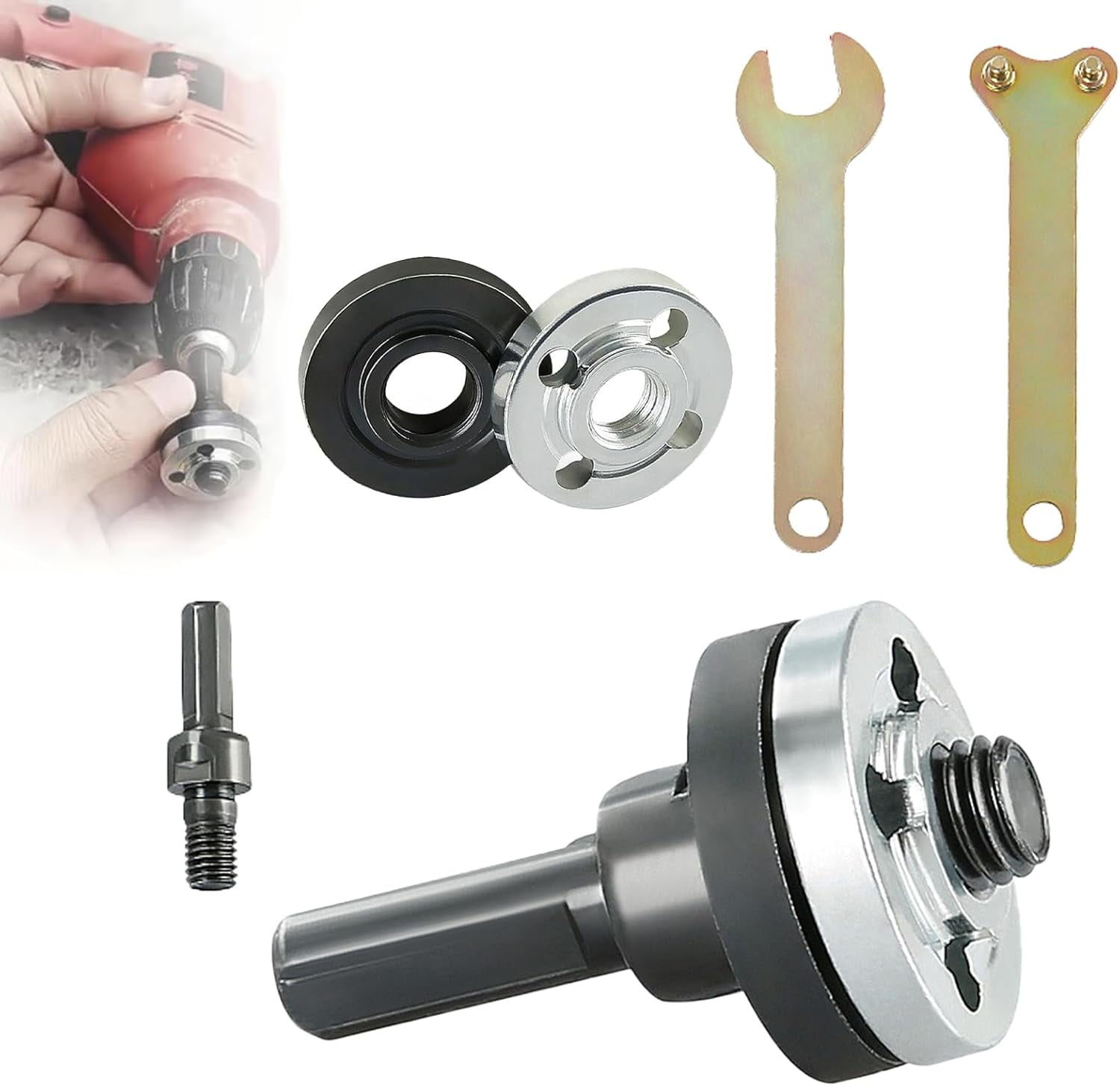 Conversion Angle Grinding Adapter Connecting Rod Kit for Electric Drill ...