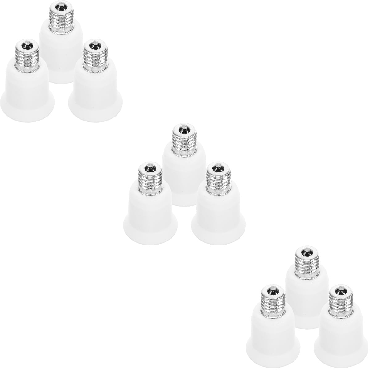 Conversion Lamp Holder 9 Pcs Light Socket Splitter Adapter LED Bulb ...
