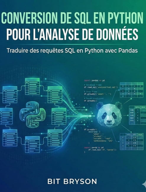 Conversion de SQL en Python pour l'analyse de donnÃ©es, (Paperback ...