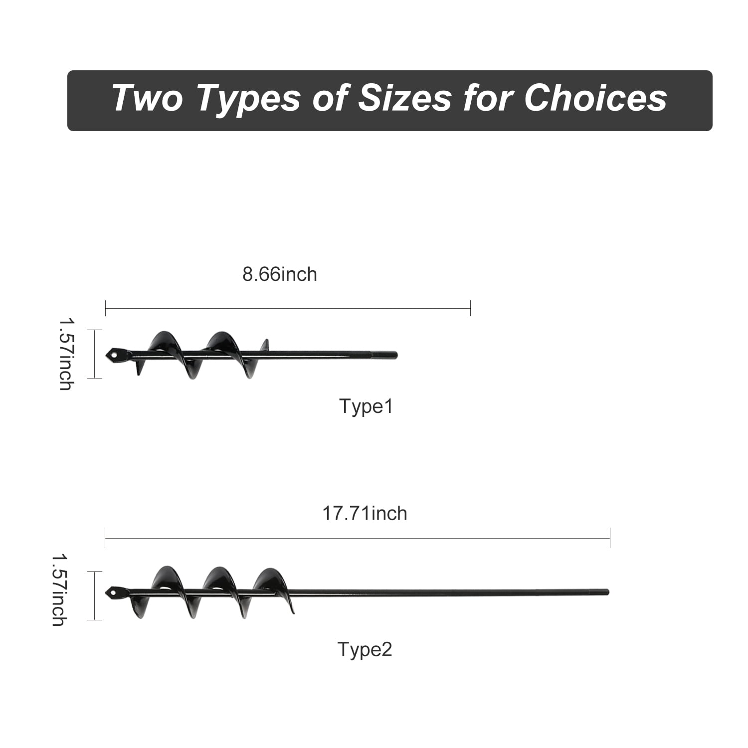 Conversion head,Drill Earth Fence Planter Drill Plant Flower Bit Plant ...