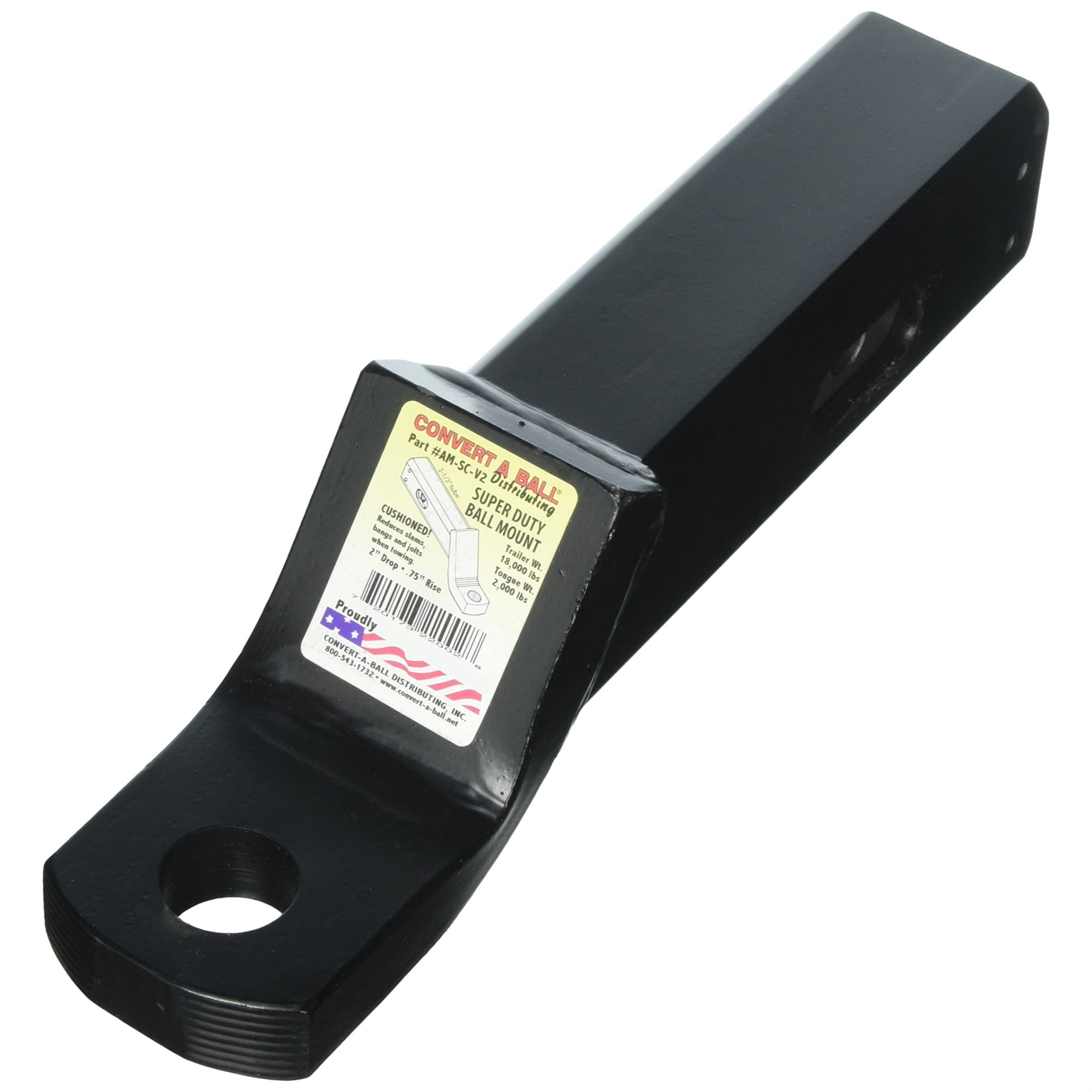 Convert-A-Ball AM-S-C-V-2 Draw Bar, Black - Walmart.com