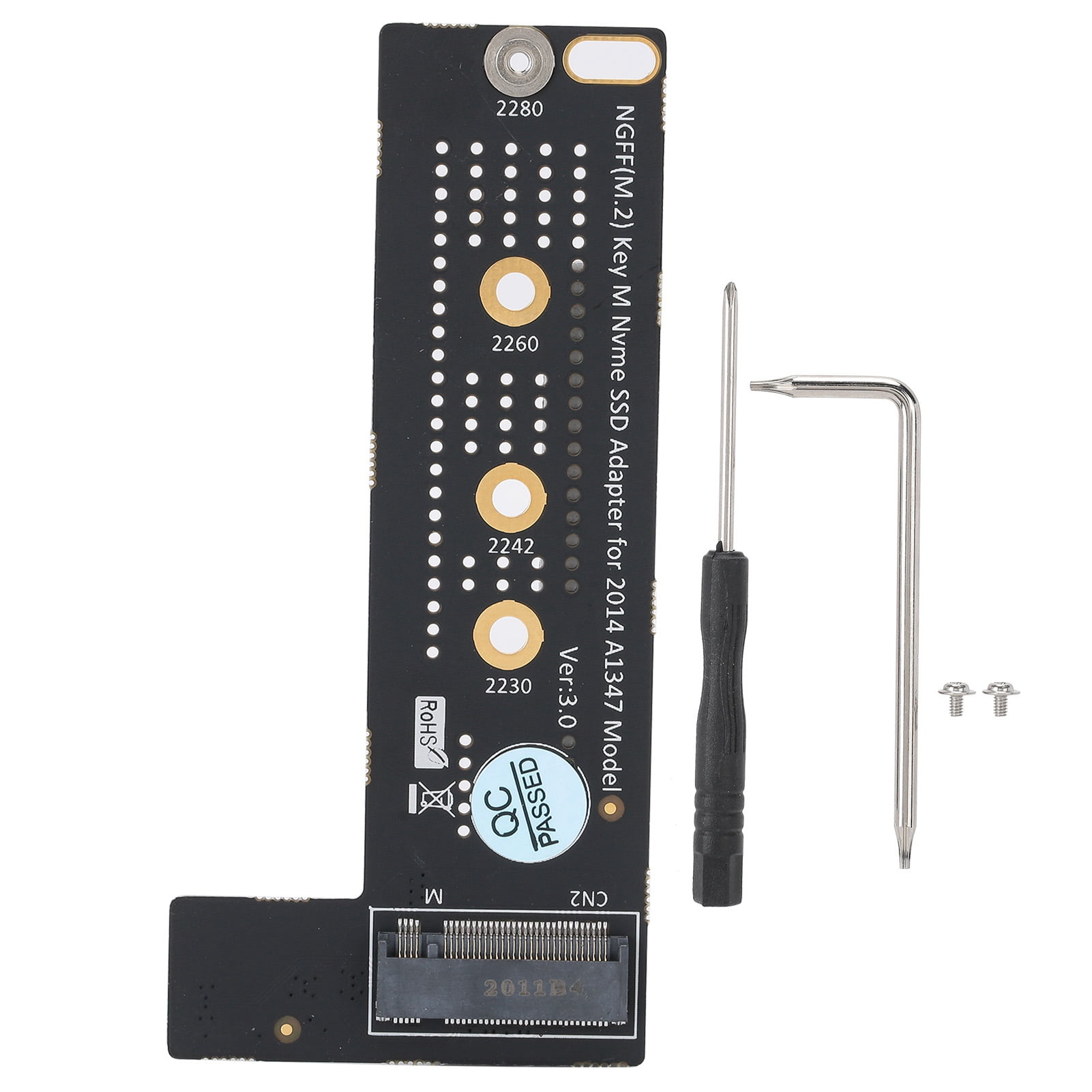 Convert Adapter Card M.2 NGFF MKey NVME SSD to A1347 Converter Board ...